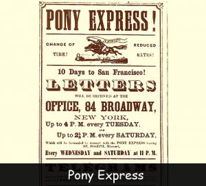 Pony Express Facts for Kids - American History